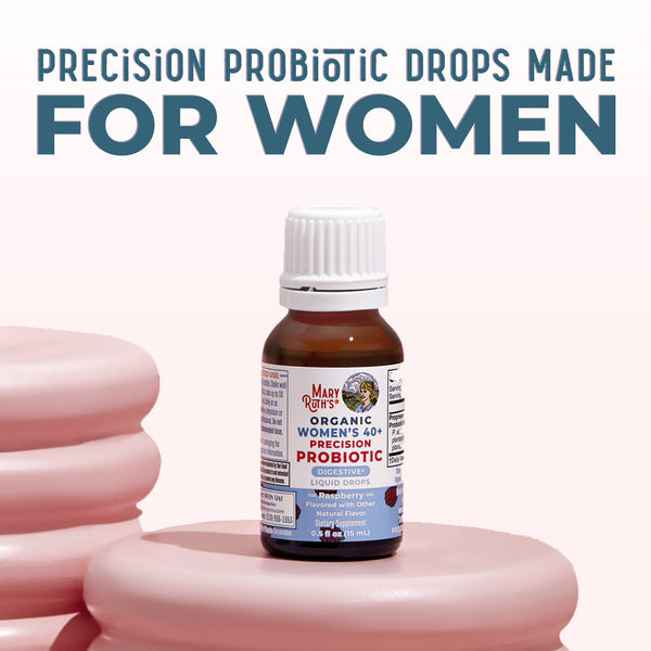 Organic Women's 40+ Precision Probiotic Digestive Liquid Drops ...