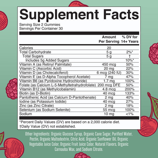 Organic Women's Multivitamin Gummies – MaryRuth Organics