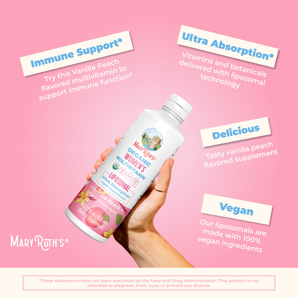 Women's Organic Multivitamin Liposomal – MaryRuth Organics