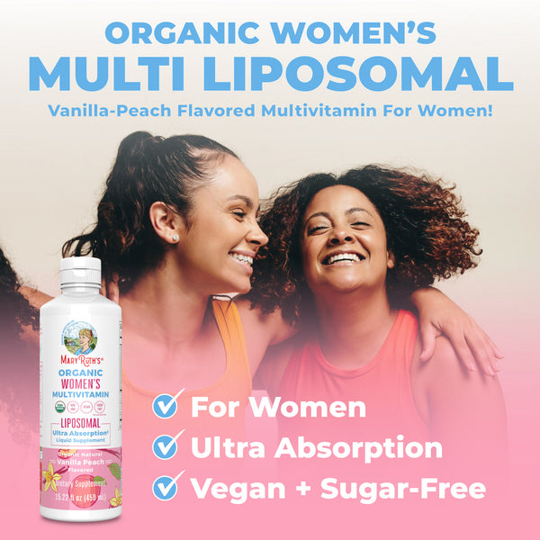 Women's Organic Multivitamin Liposomal – MaryRuth Organics
