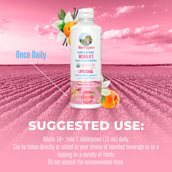 Women's Organic Multivitamin Liposomal – MaryRuth Organics