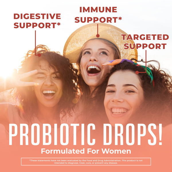 Organic Women's Precision Probiotic Digestive Liquid Drops – MaryRuth ...