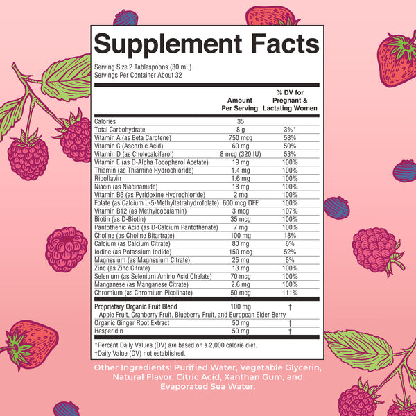 Vegan Liquid Prenatal & Postnatal Vitamins – MaryRuth Organics