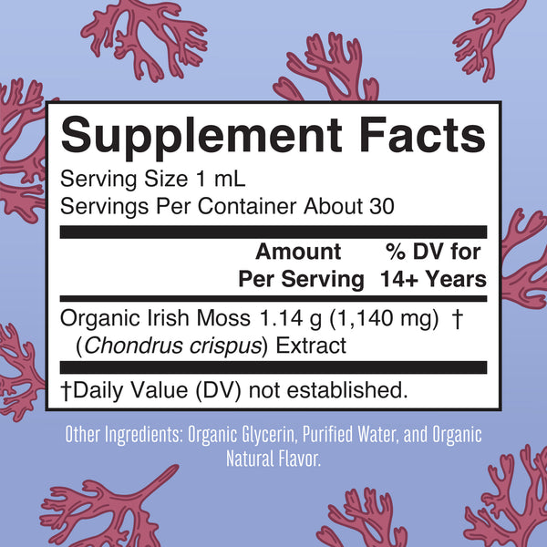 Organic Sea Moss Liquid Drops – MaryRuth Organics