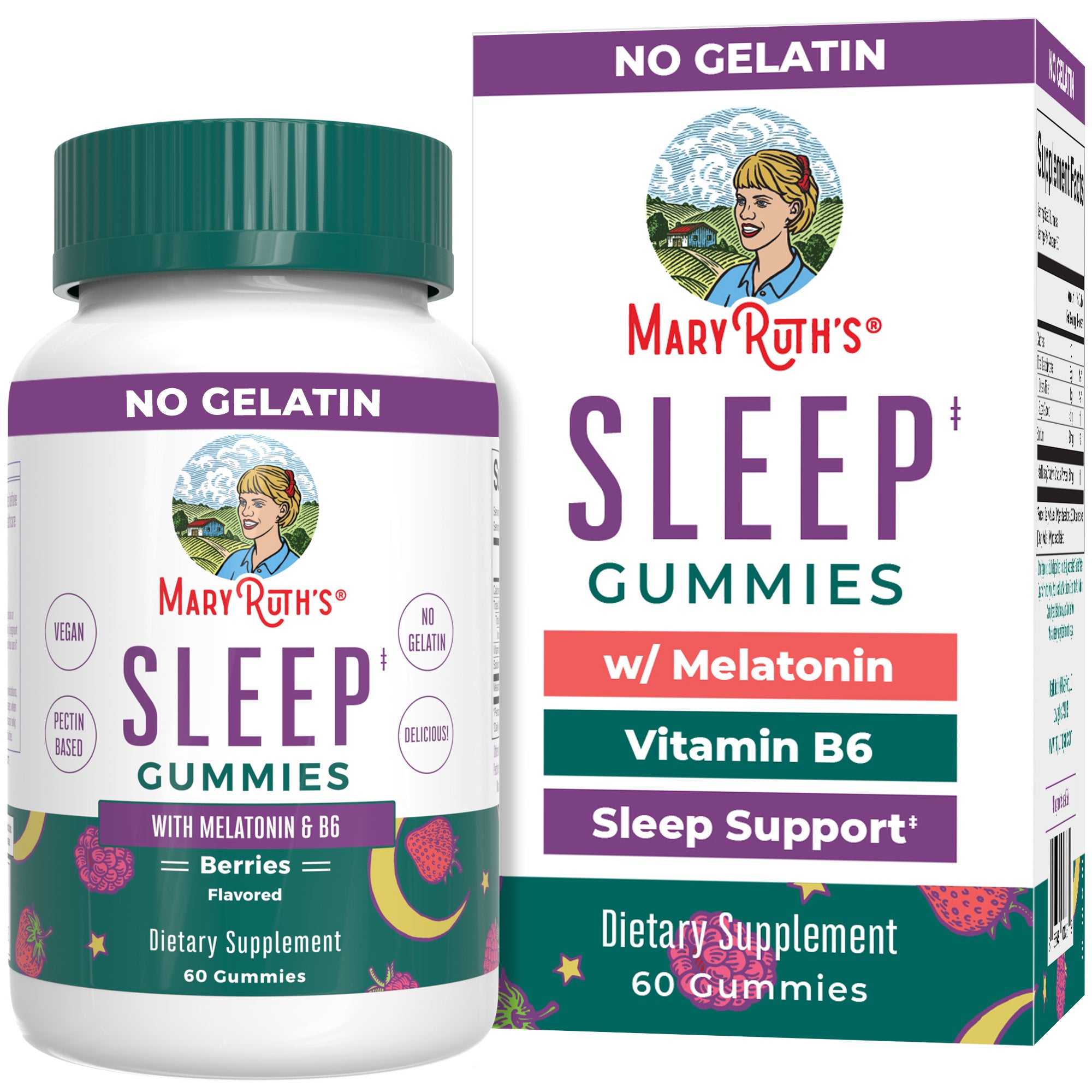Chewable Melatonin Sleep Gummies For Adults – MaryRuth Organics