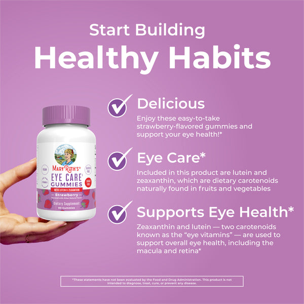 Eye & Vision Care Vitamin Gummies – MaryRuth Organics