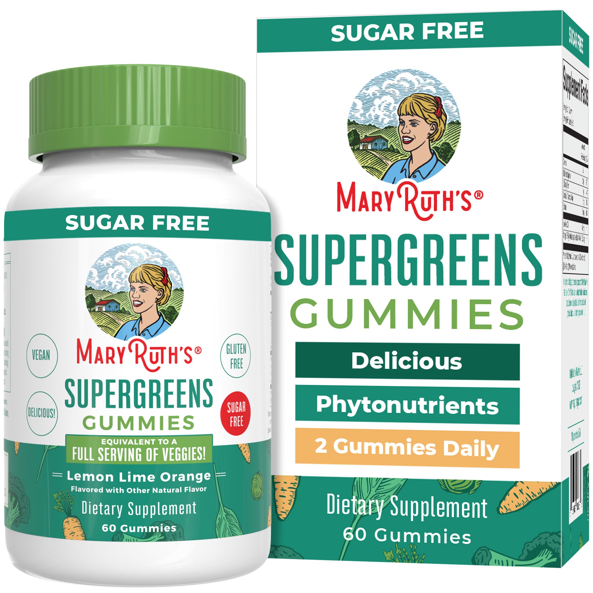 Super Greens Gummies | Veggie Vitamins – MaryRuth Organics