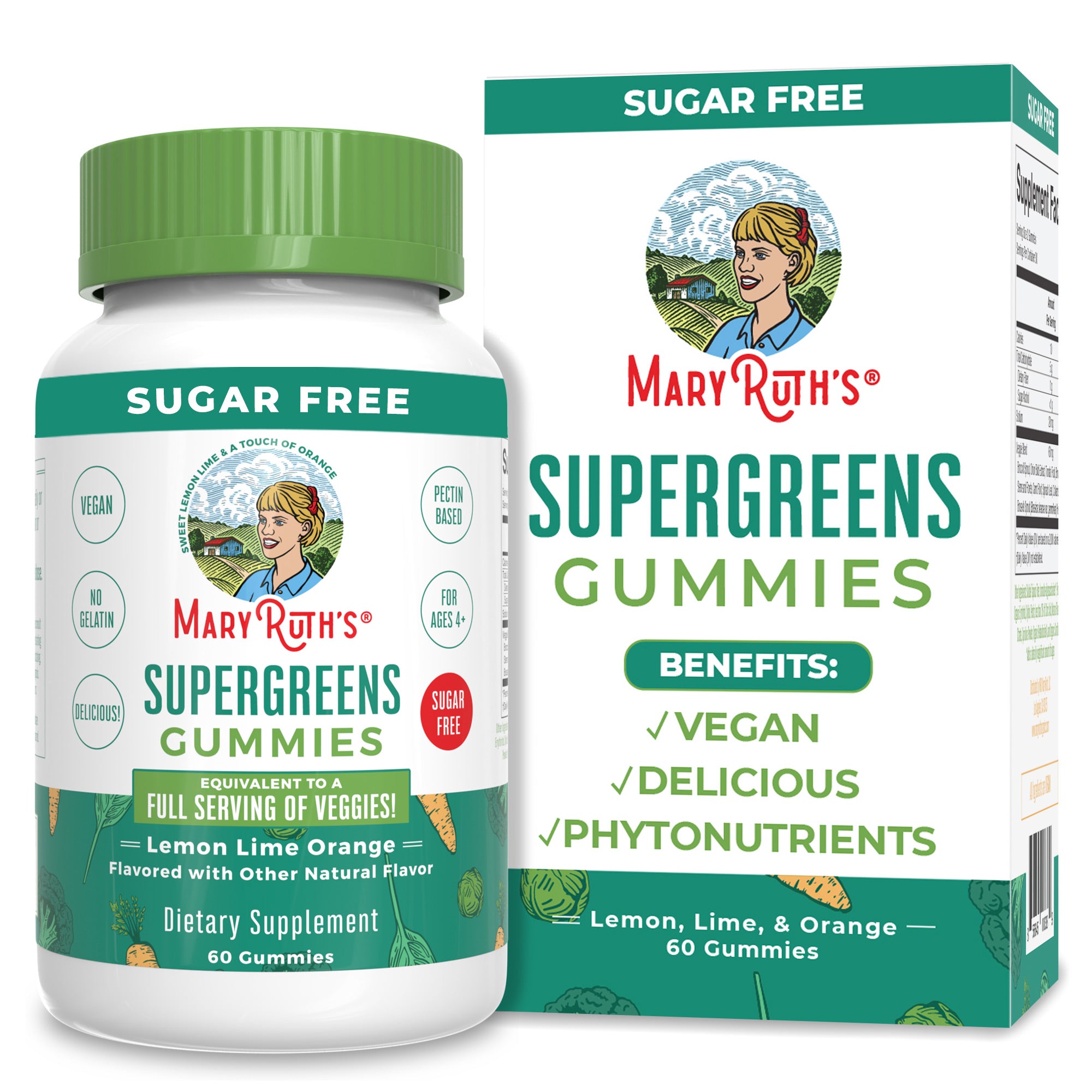 Super Greens Gummies | Veggie Vitamins – MaryRuth Organics