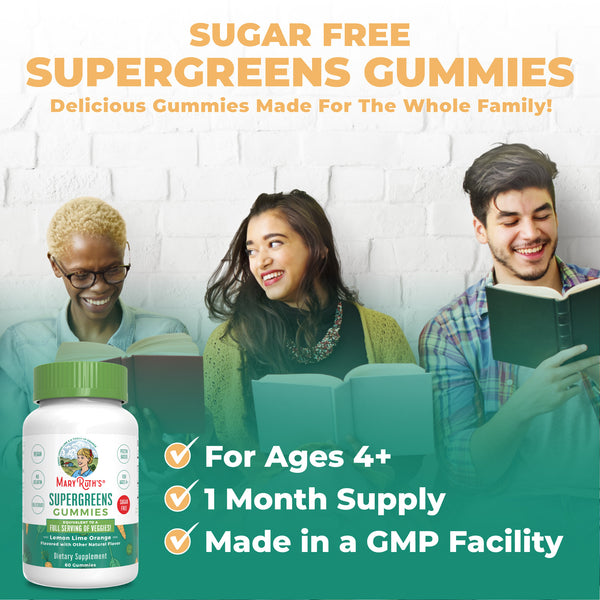 Super Greens Gummies | Veggie Vitamins – MaryRuth Organics