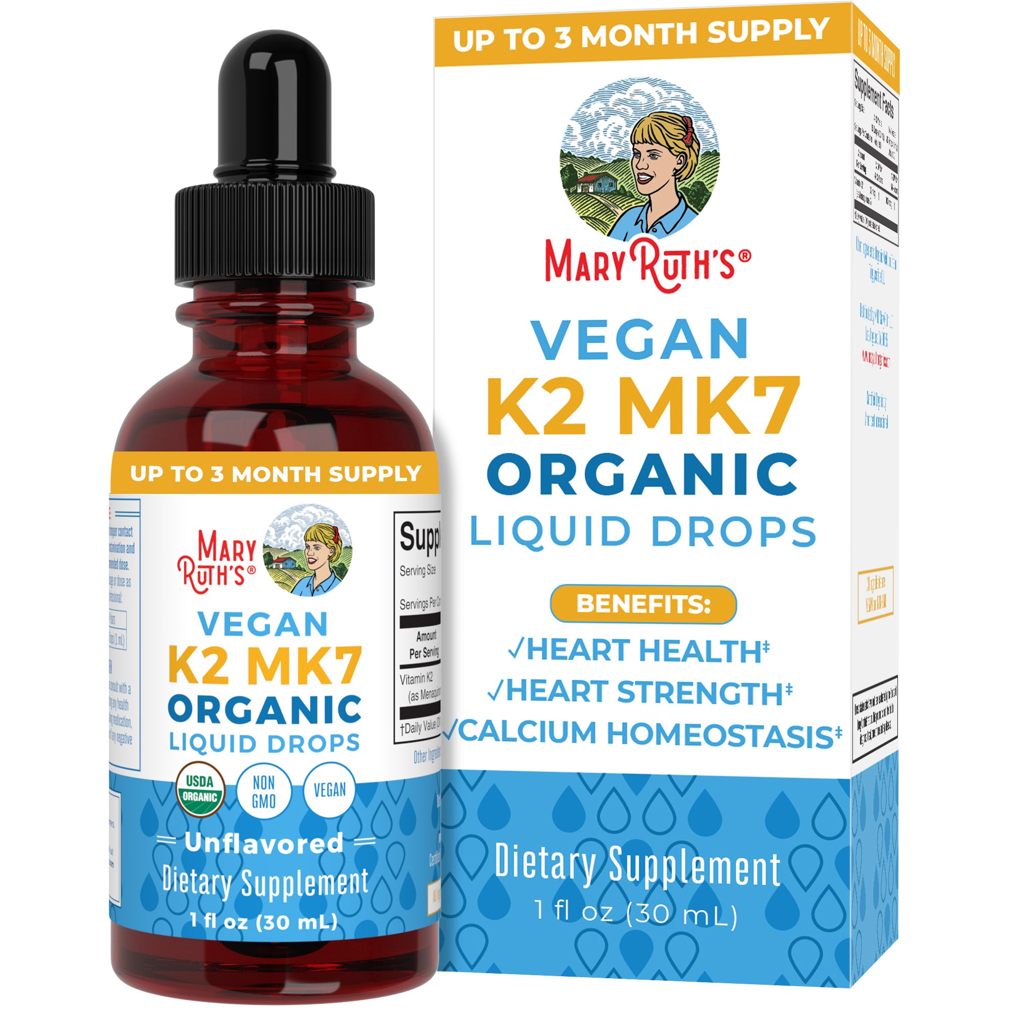 Vitamin K2 MK7 Liquid Drops – MaryRuth Organics