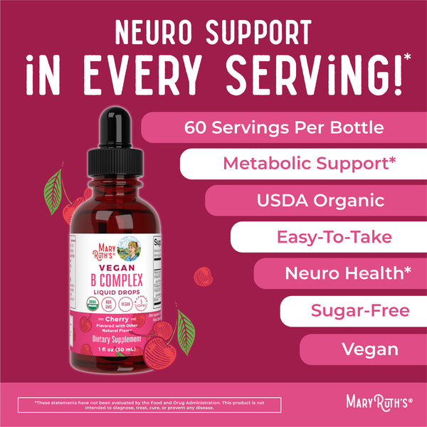 Vitamin B Complex Liquid Drops – MaryRuth Organics