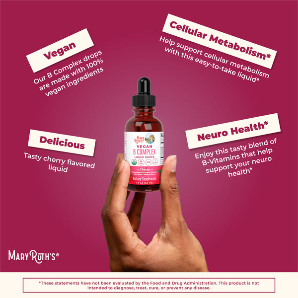 Vitamin B Complex Liquid Drops – MaryRuth Organics