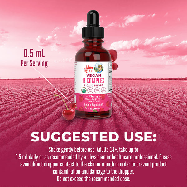 Vitamin B Complex Liquid Drops – MaryRuth Organics