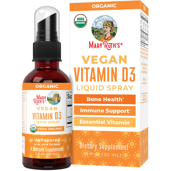 Vegan Liquid Vitamin D3 Spray – MaryRuth Organics