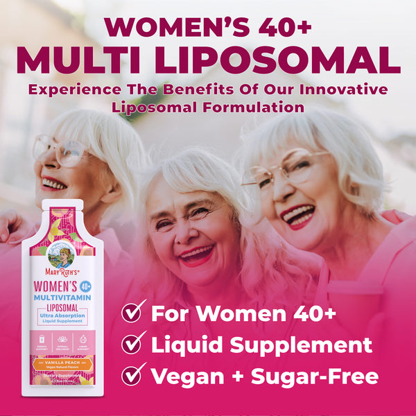 Liposomal Multivitamin for Women Over 40 – MaryRuth Organics