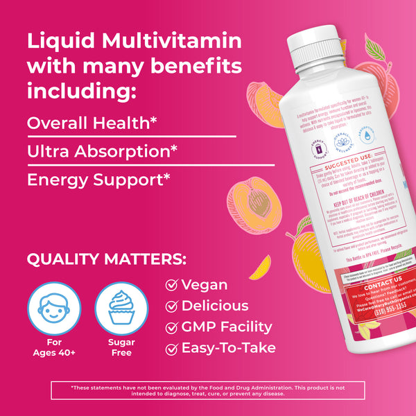 Liposomal Multivitamin for Women Over 40 – MaryRuth Organics