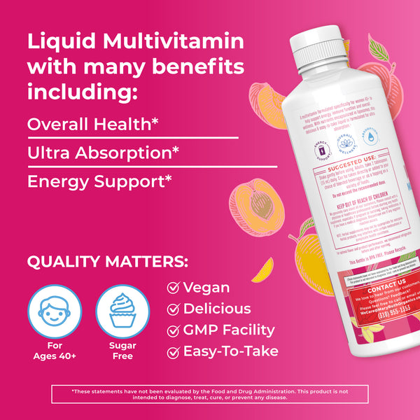 Liposomal Multivitamin for Women Over 40 – MaryRuth Organics