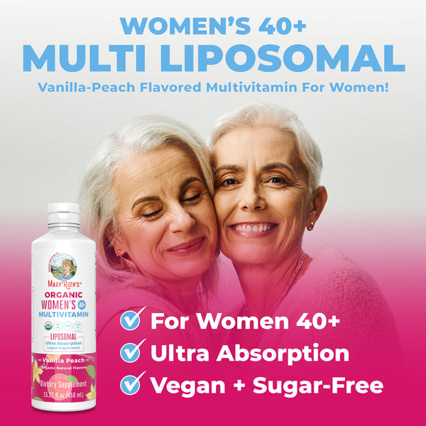Liposomal Multivitamin for Women Over 40 – MaryRuth Organics