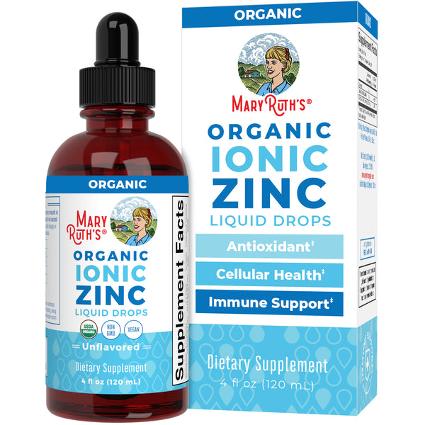 Liquid Ionic Zinc Drops Supplement – MaryRuth Organics