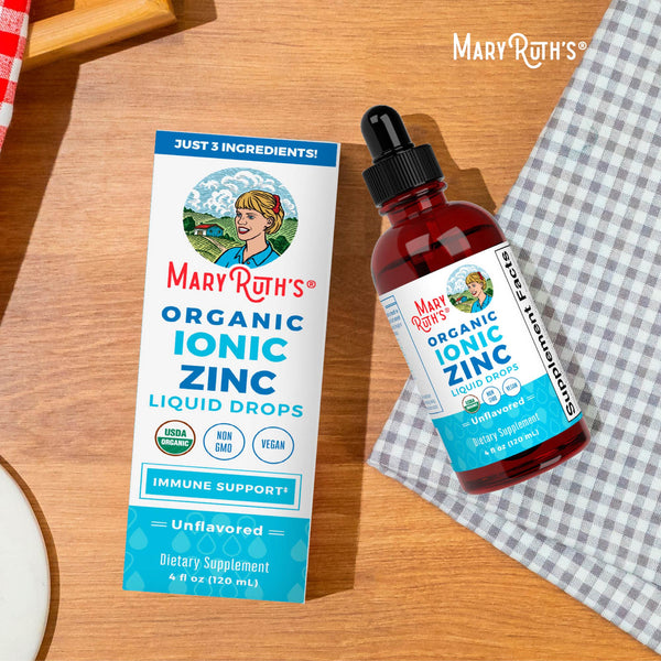 Liquid Ionic Zinc Drops Supplement – MaryRuth Organics